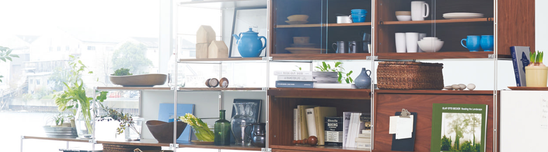 SUS Shelving Units Walnut | Book Shelves | MUJI USA