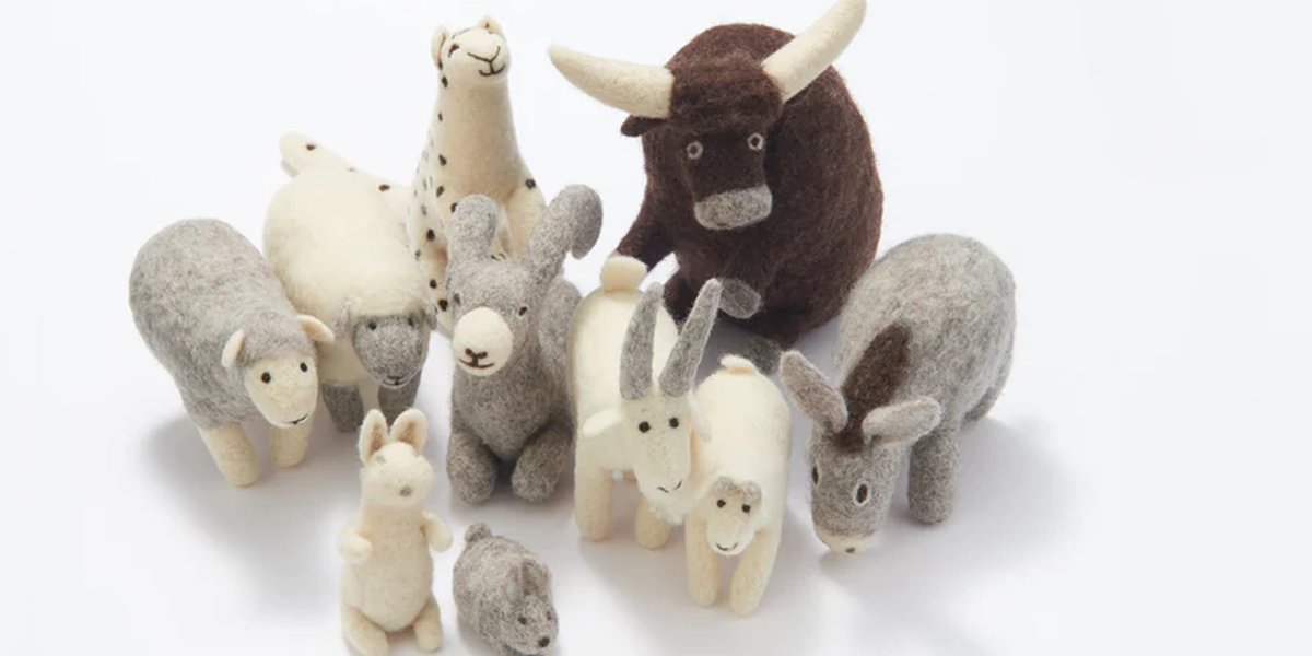 Found MUJI | Felt Animals | MUJI USA