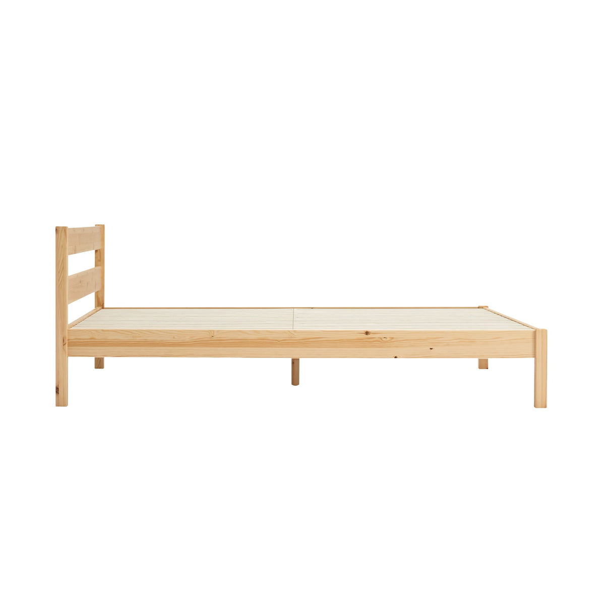 [HD] Pine Wooden Bed | Bedroom Furniture | MUJI USA