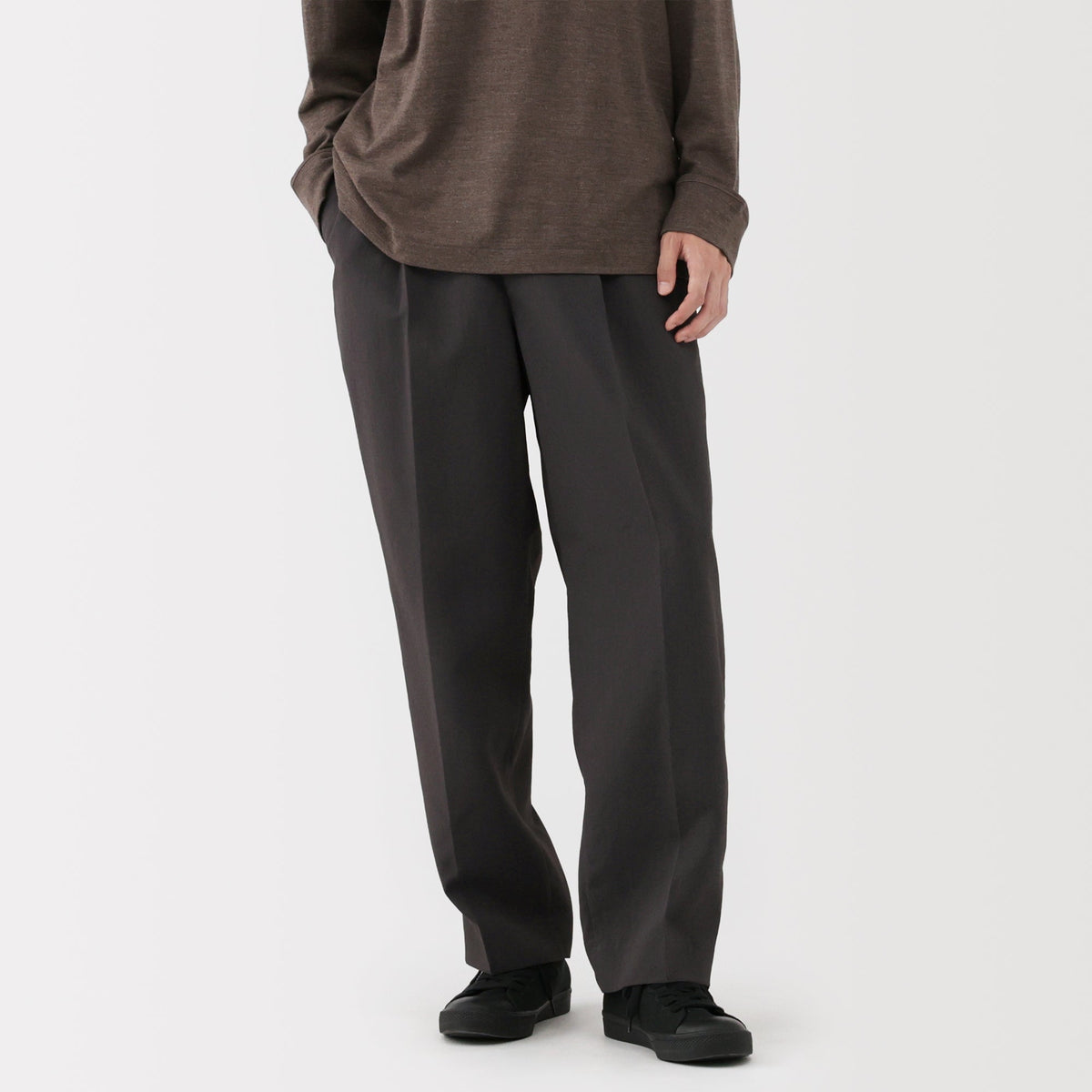 Labo Polyester Wide Pants | Men's Fashion | MUJI USA