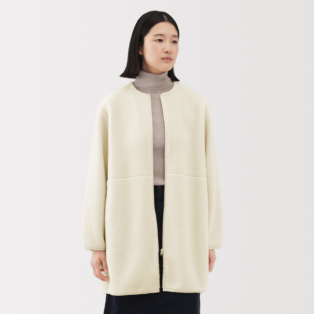 Boa Fleece Coat | Women's Fall Outerwear | MUJI USA