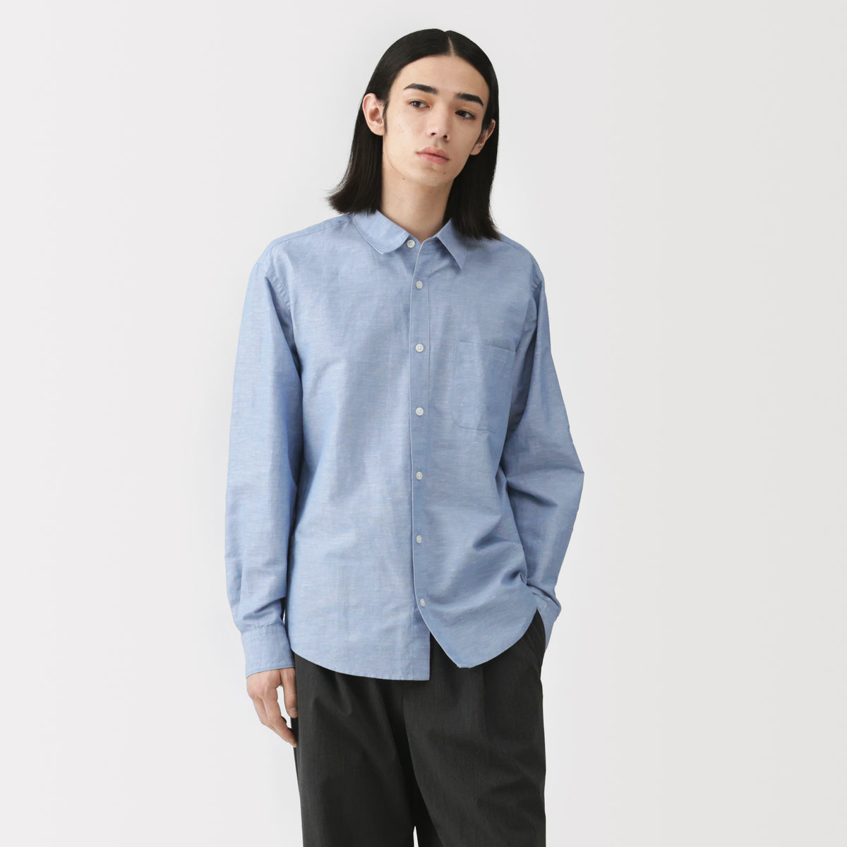 Hemp Cotton Shirt | Men's Spring Tops | MUJI USA