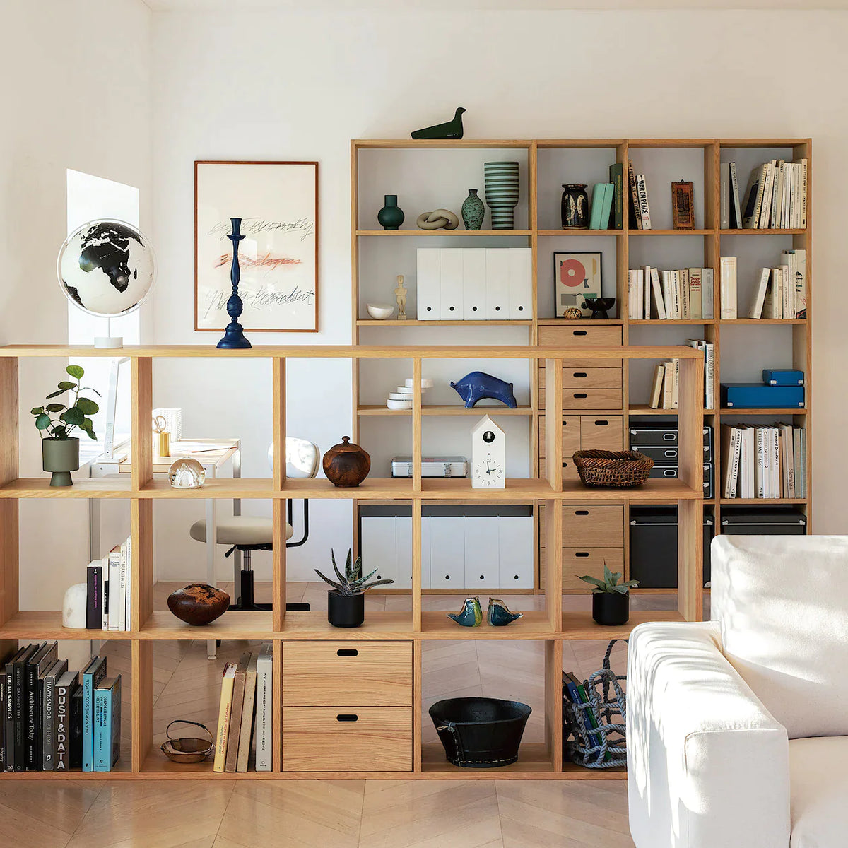 Stacking Shelf Oak Additional | Modular Shelves | MUJI USA