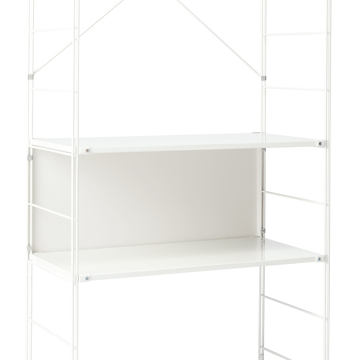 SUS Shelving Unit Back Panel Light Gray Small | MUJI USA