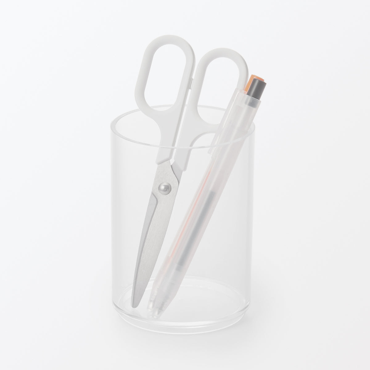 Acrylic Cylindrical Case | Desk Organizers | MUJI USA