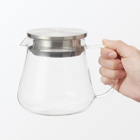 Heatproof Glass Pot - 25.3 oz | MUJI USA