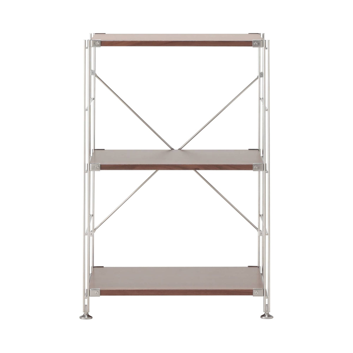 SUS Shelving Unit - Walnut - Regular - Small | MUJI USA