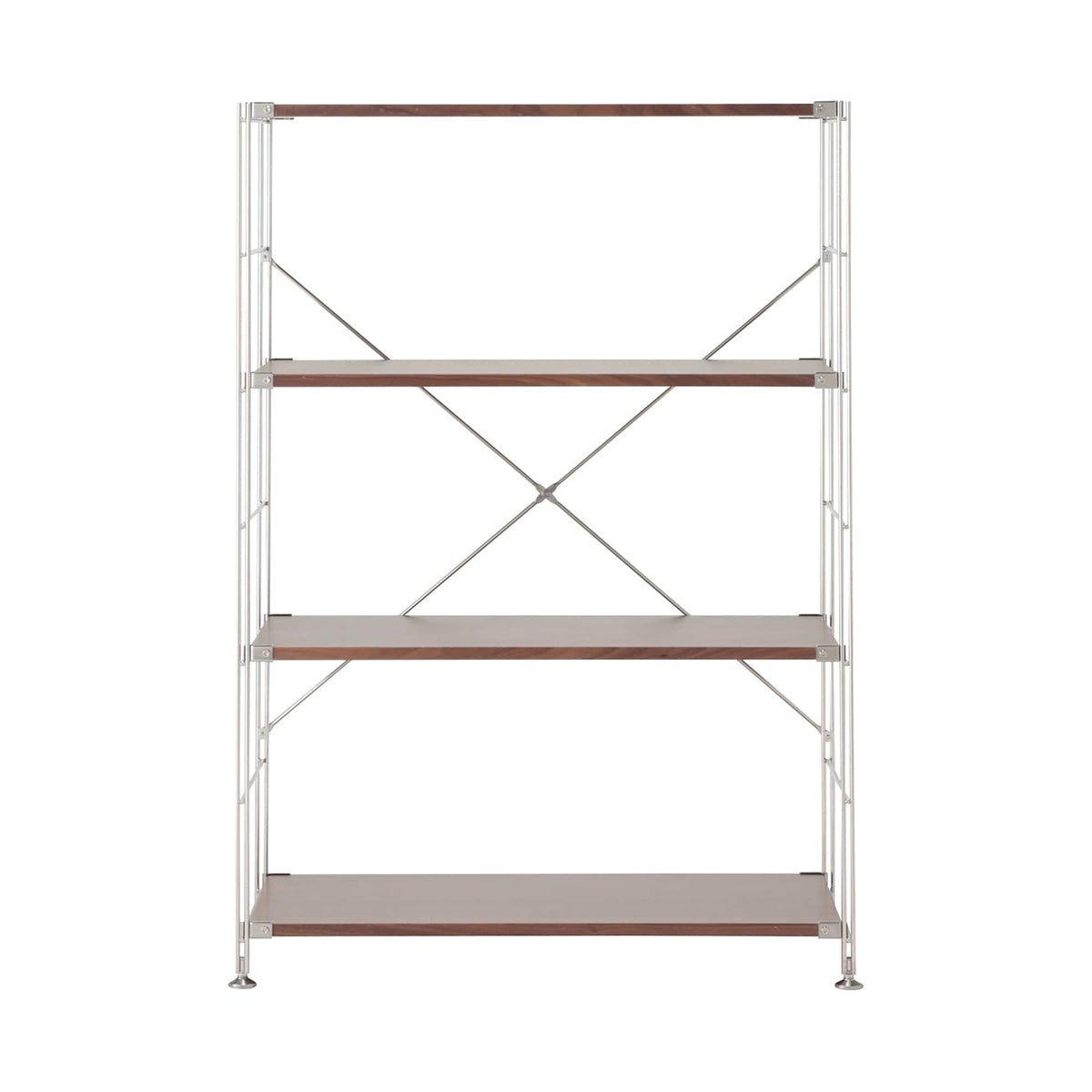 SUS Walnut Wide Shelving Unit Medium | Shelves | MUJI USA