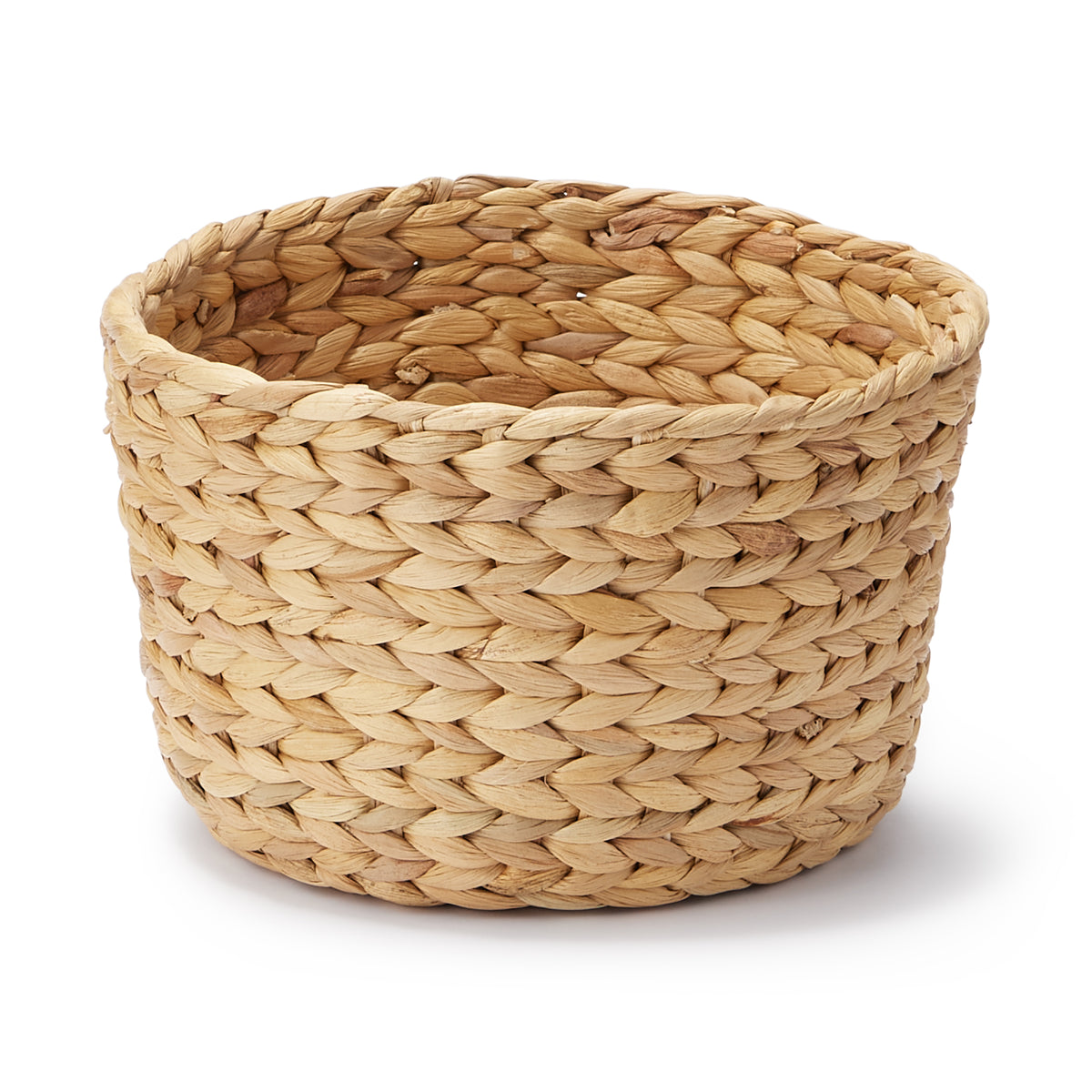 Water Hyacinth Basket - Round - Shallow | Home Goods | MUJI USA