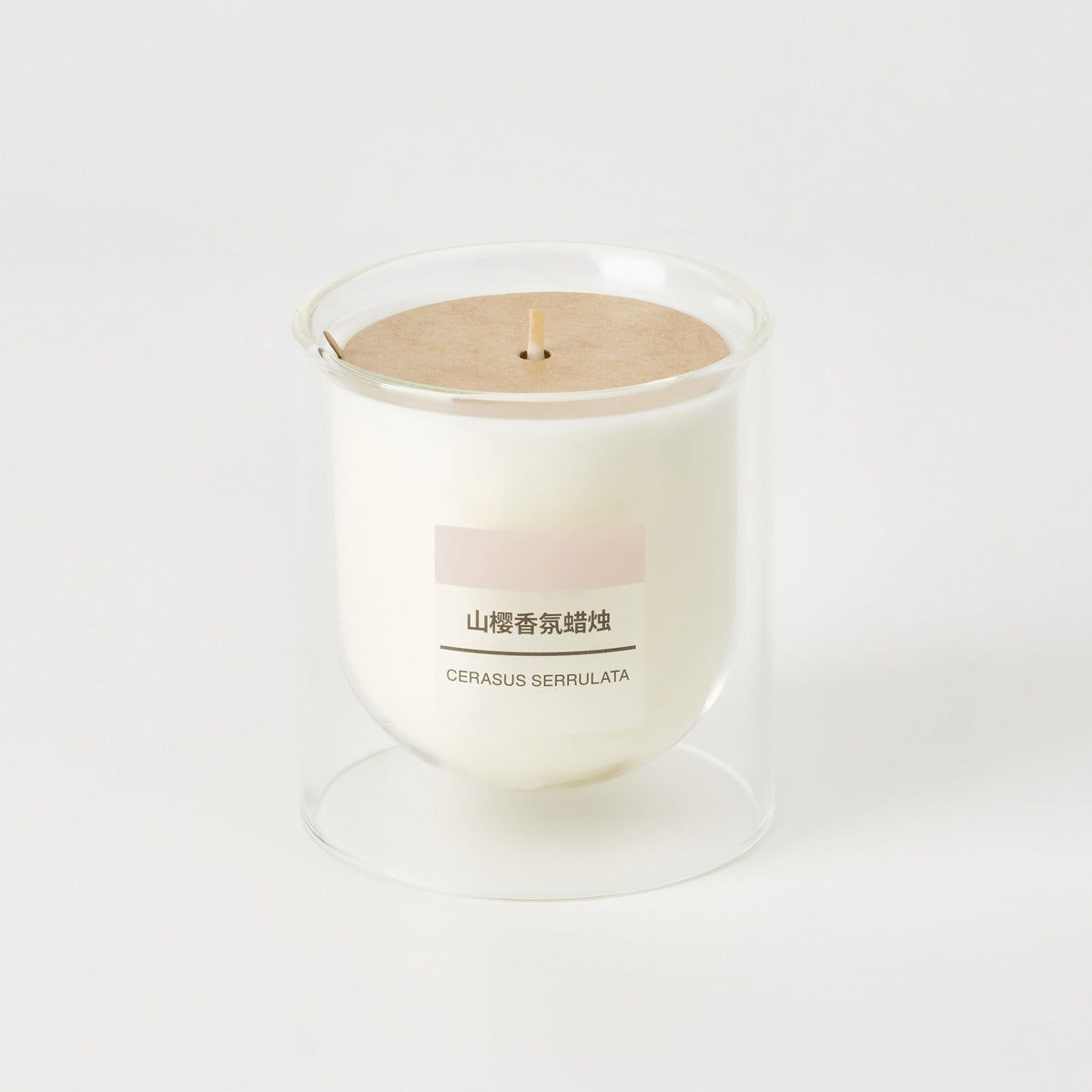 Scented Double Wall Glass Candle - Cherry Blossom | MUJI USA