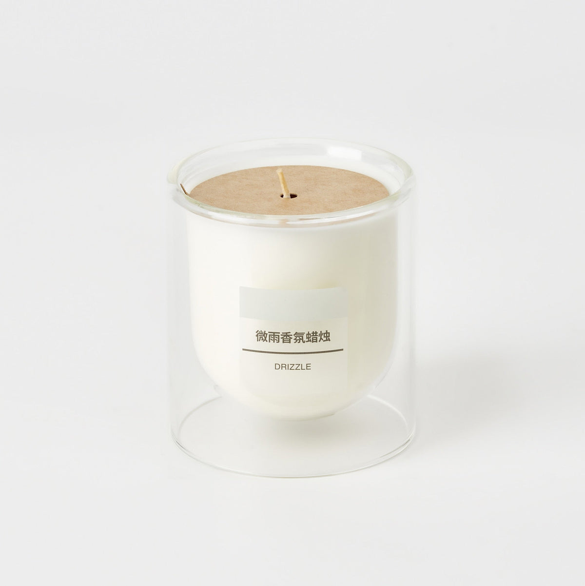 Scented Double Wall Glass Candle - Light Rain | Aroma | MUJI USA