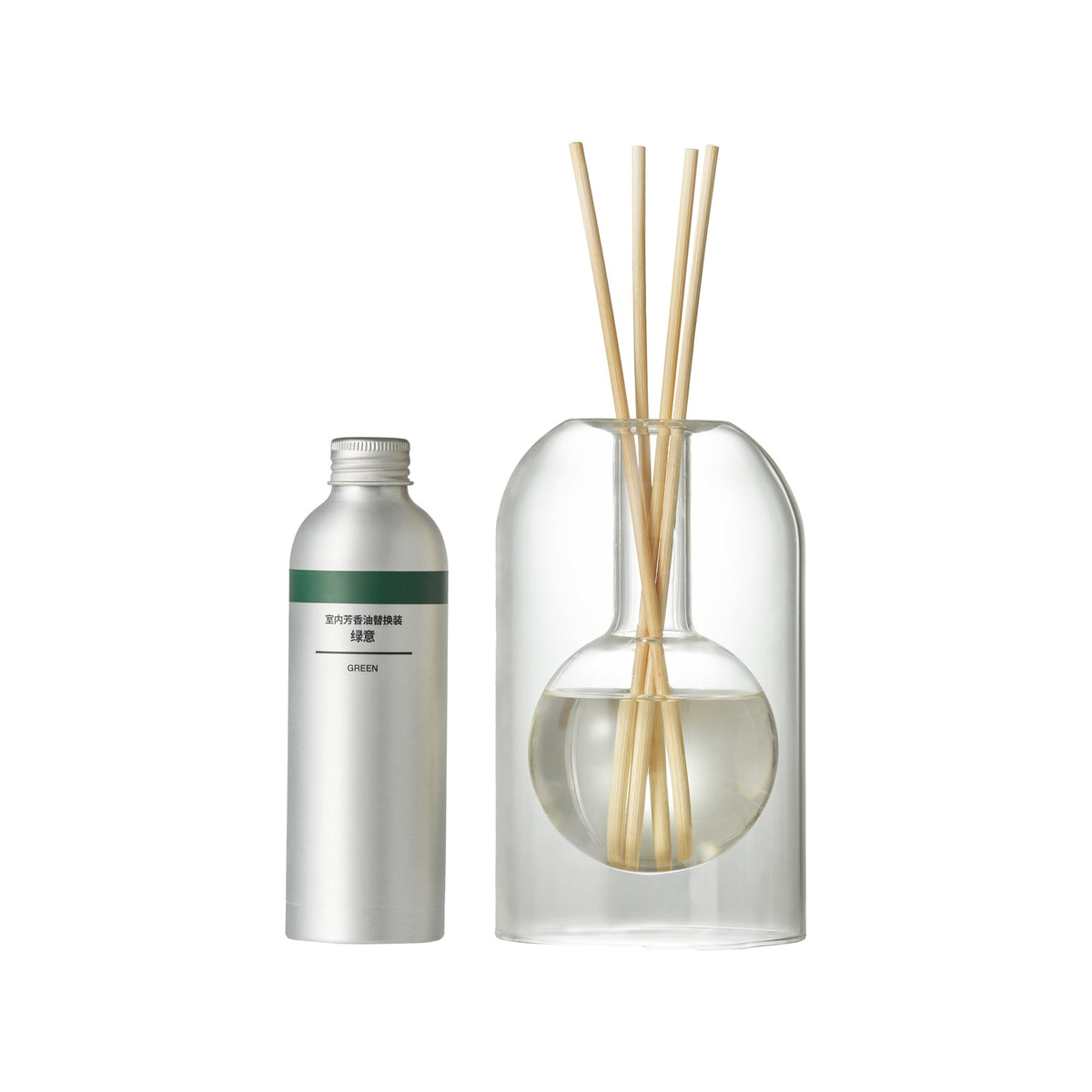 Fragrance Oil Diffuser Set - Green | Aromatherapy | MUJI USA