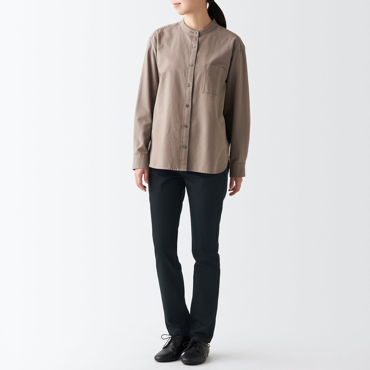 Women's Super Stretch Denim Slim Pants Black | Women's Slim Jeans | MUJI USA