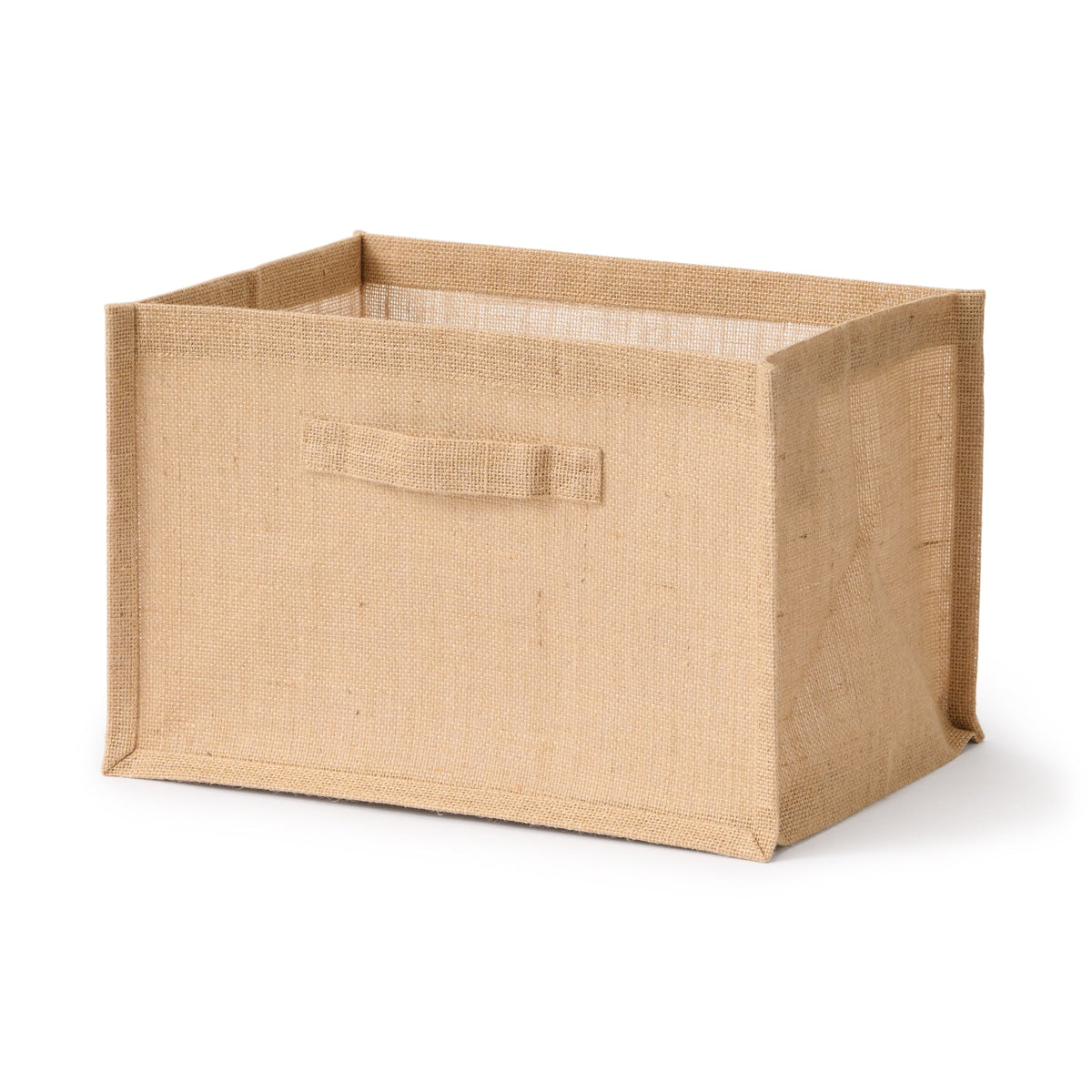 Jute Storage Bag Rectangle - Medium | Reusable Bags | MUJI USA