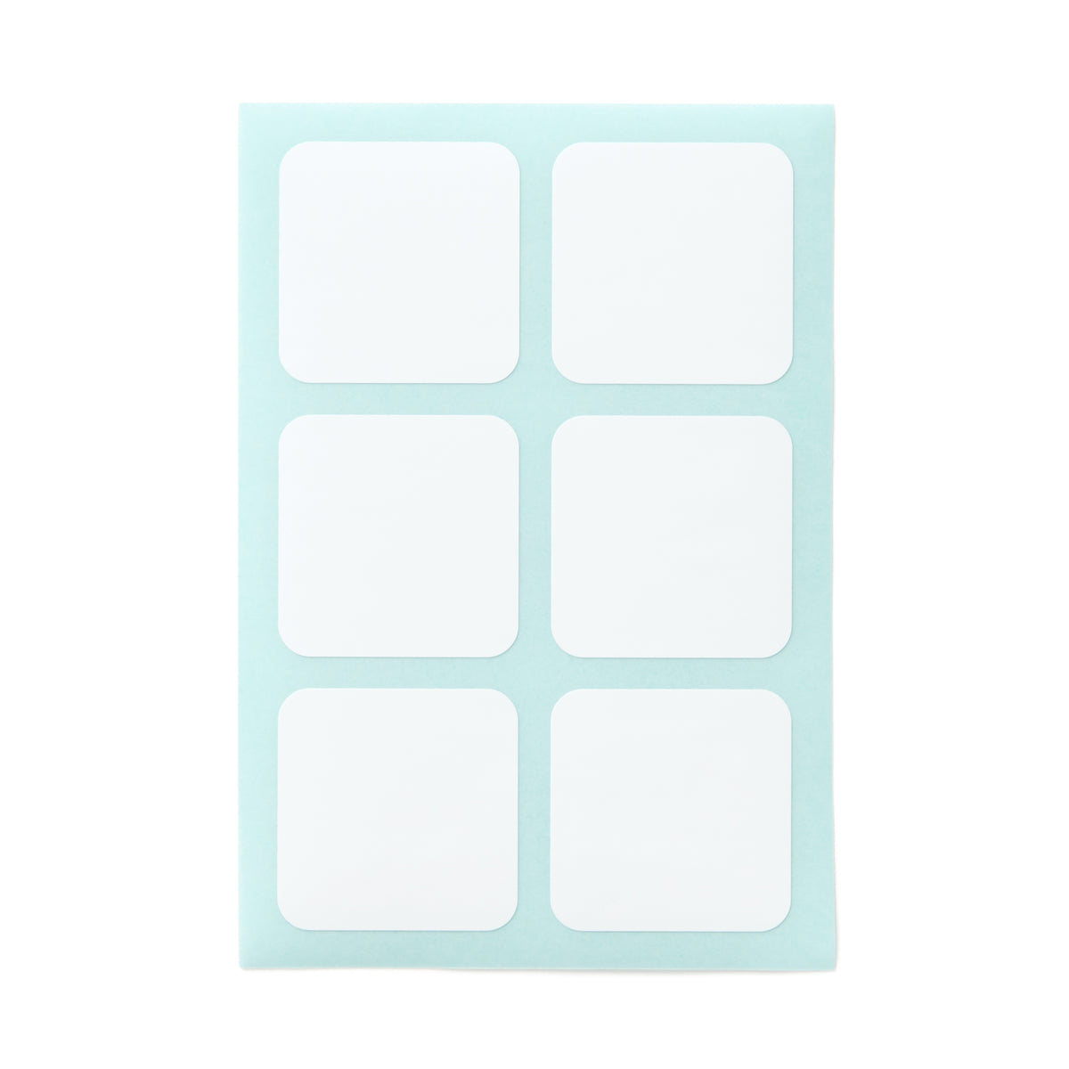 No-Iron Sticker Label 1.2 x 1.2" | Japanese Stationery | MUJI USA