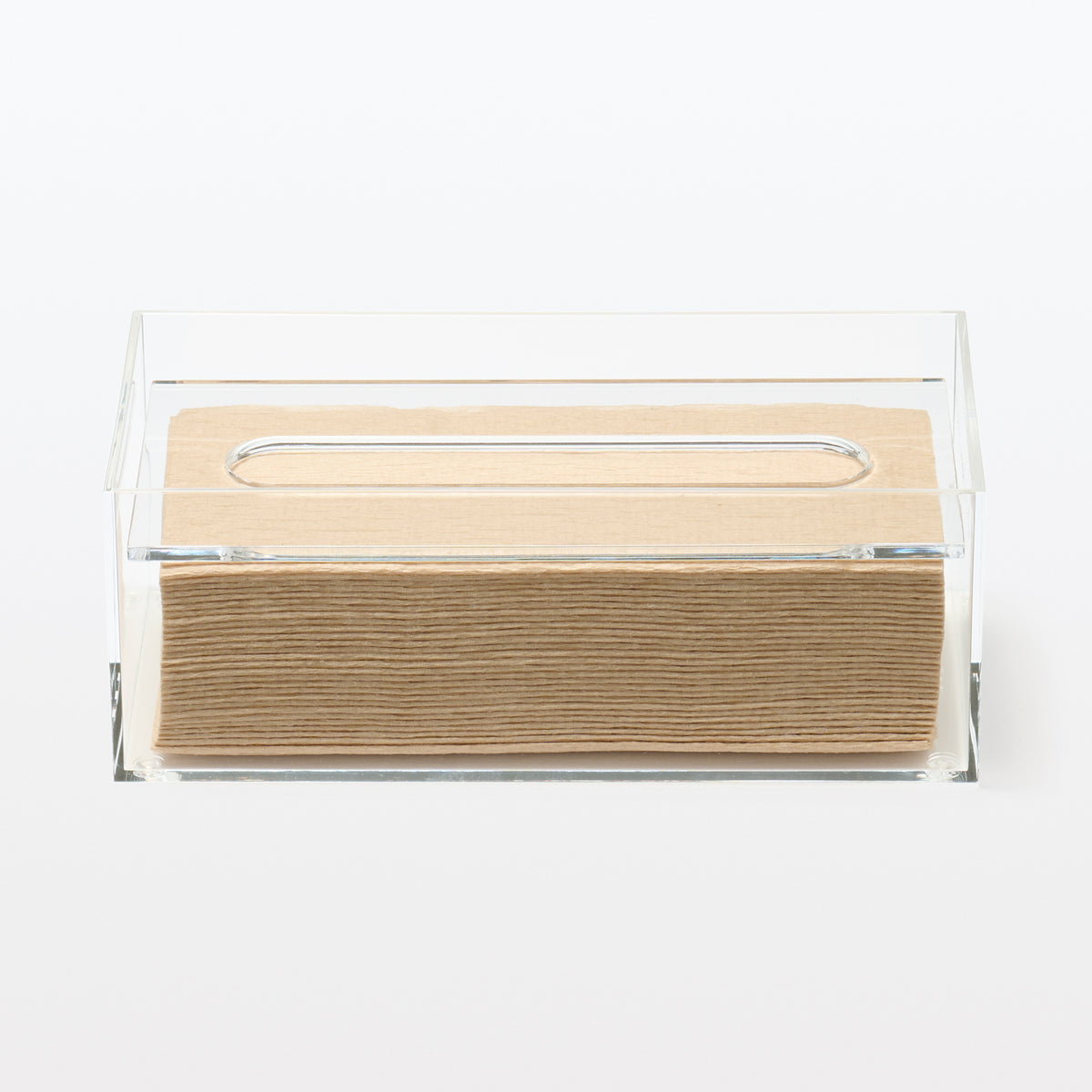 Acrylic Tissue Holder for Boxed Tissues | Home & Kitchen | MUJI USA