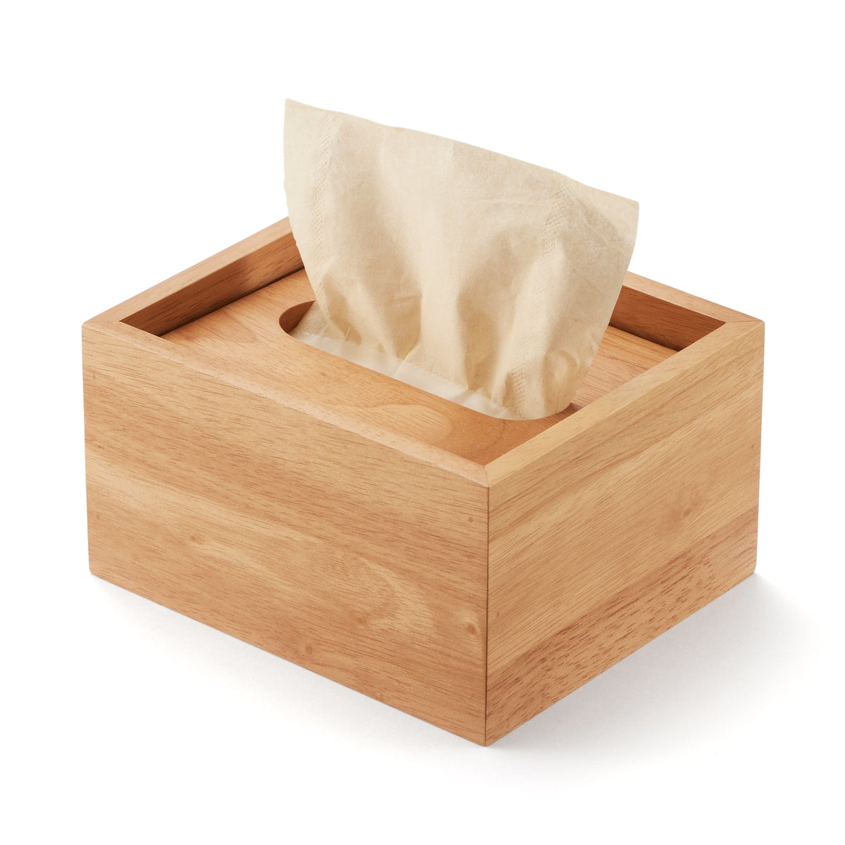 Wooden Tissue Case | Desk Organization | MUJI USA
