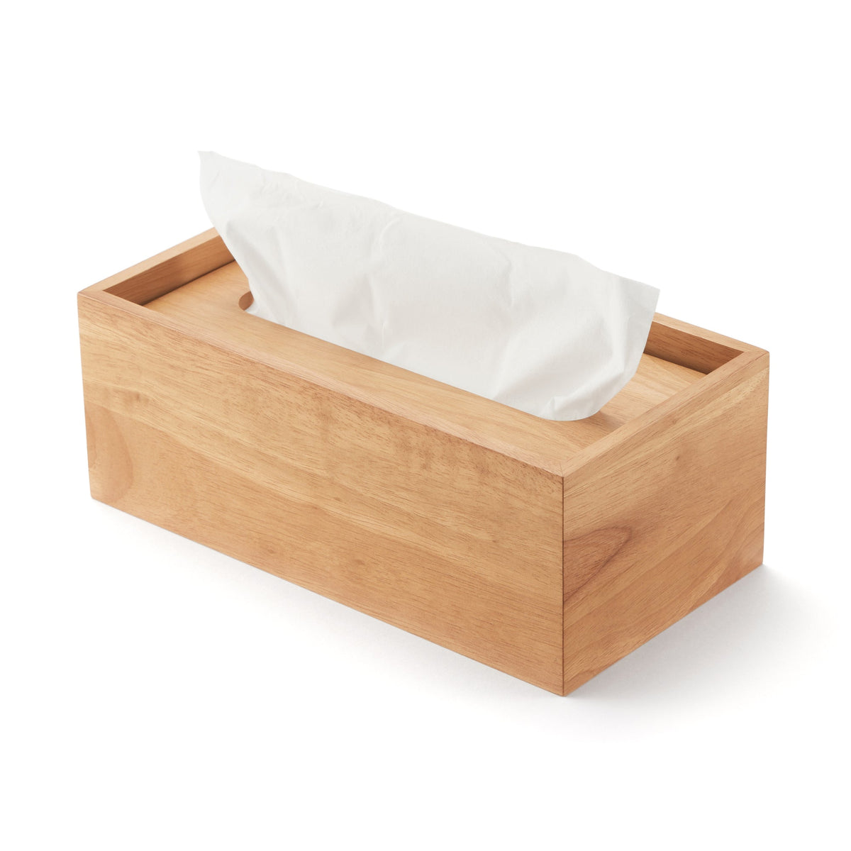 Wooden Tissue Holder for Boxed Tissue | Desk Organization | MUJI USA