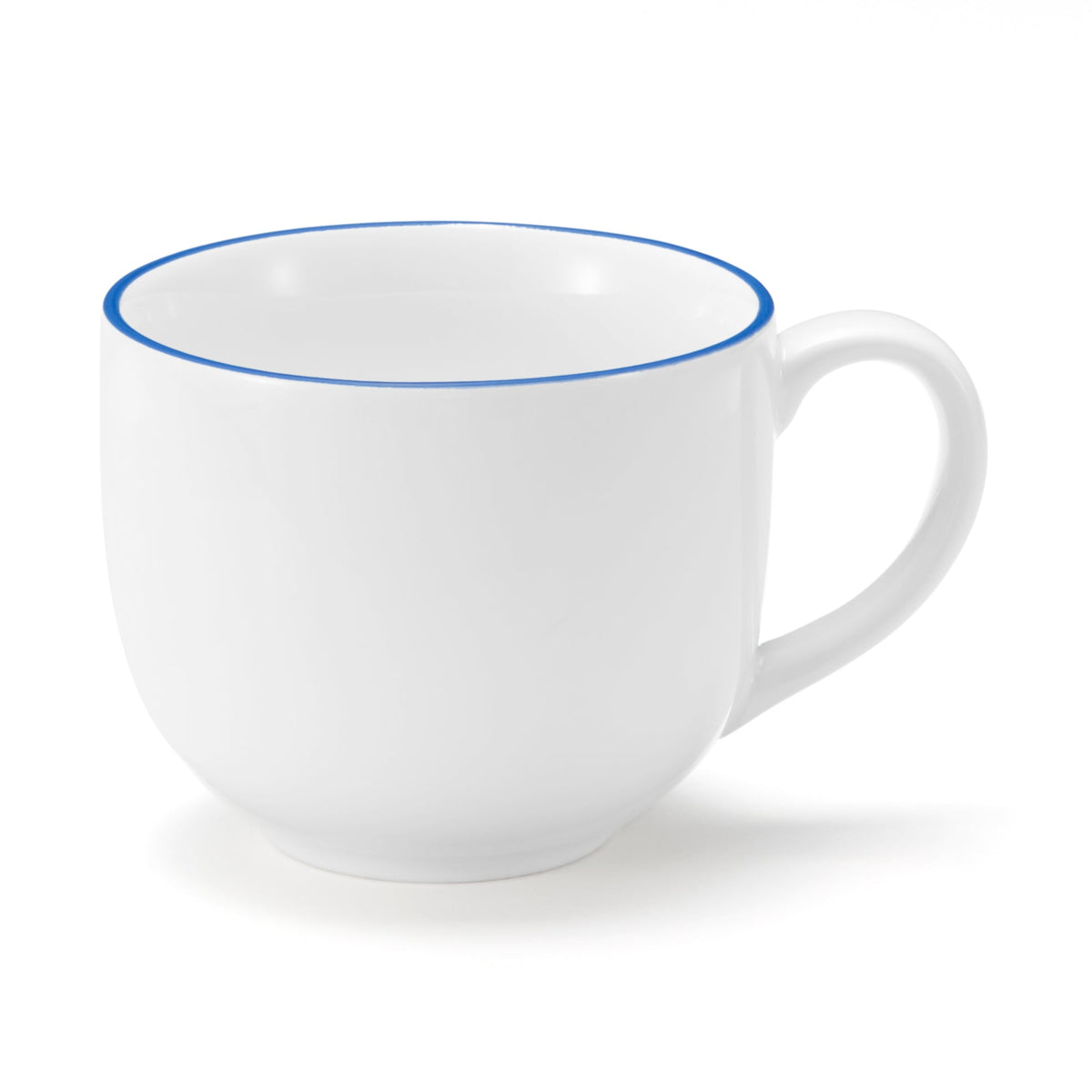 Everyday Tableware Coffee Cup - Blue Stripe | Porcelain Drinkware ...