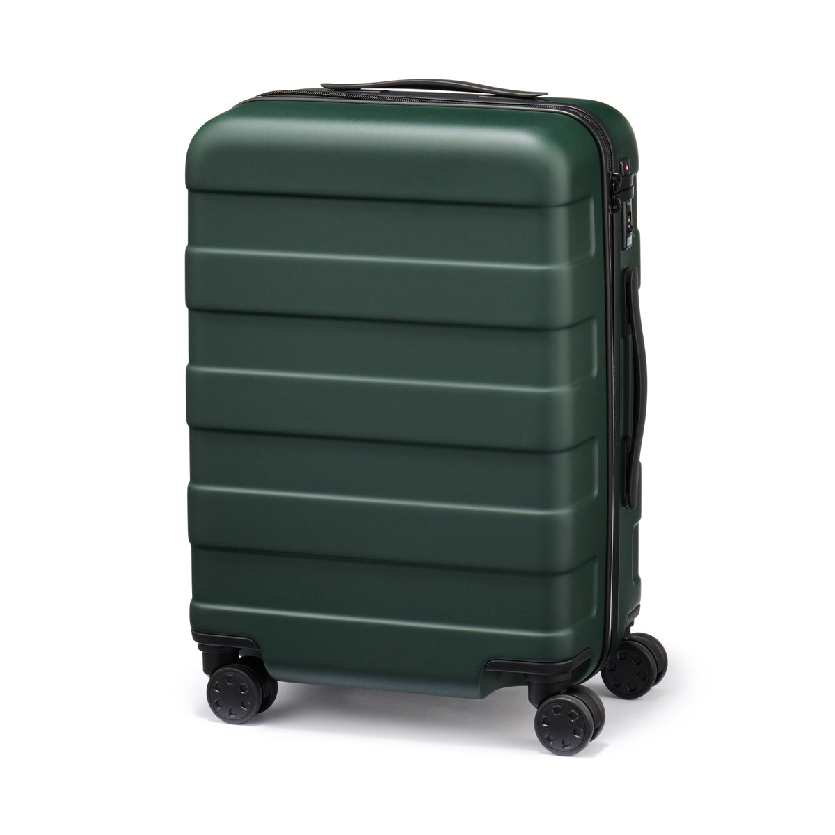 Adjustable Handle Hard Shell Suitcase 36L - Khaki Green | Travel Carry ...