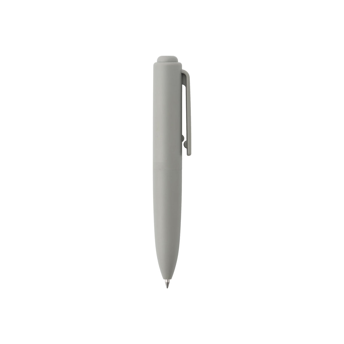 Compact Gel Ink Ballpoint Pen Knock Type 0.5mm - Gray | Pens | MUJI USA
