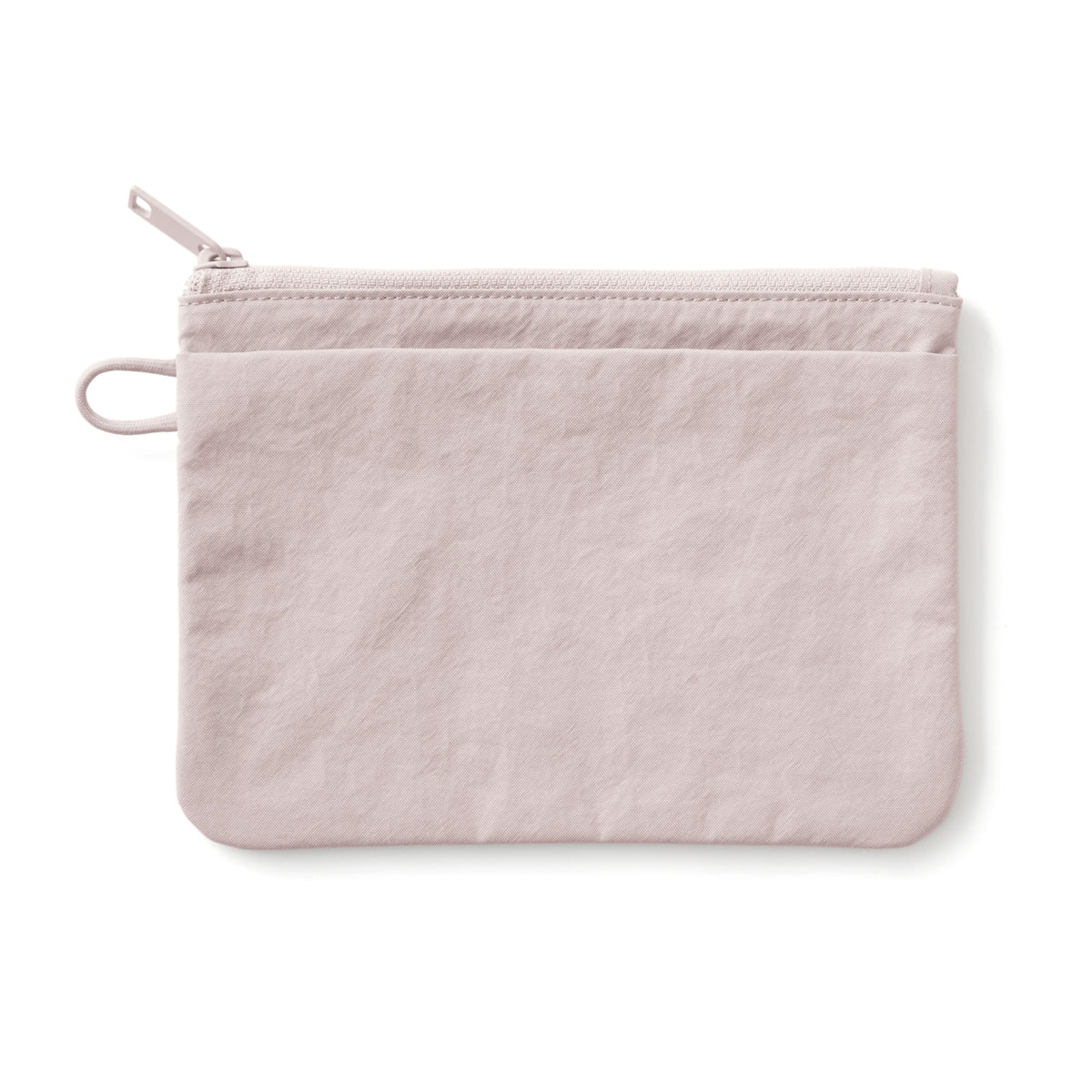 Wrinkled Nylon Flat Pouch | Travel Pouches | MUJI USA