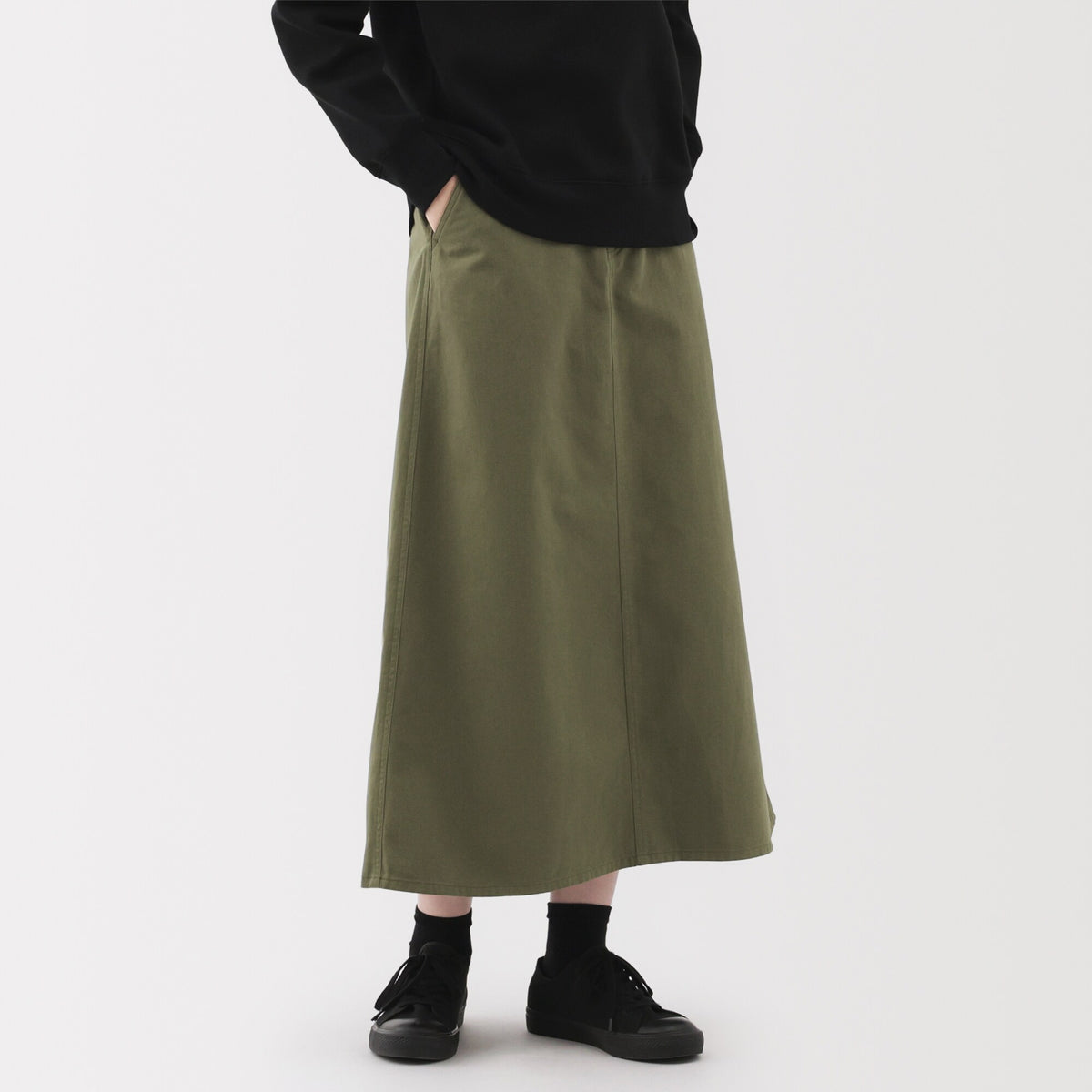 Women's Chino A-Line Skirt | Women's Fashion | MUJI USA
