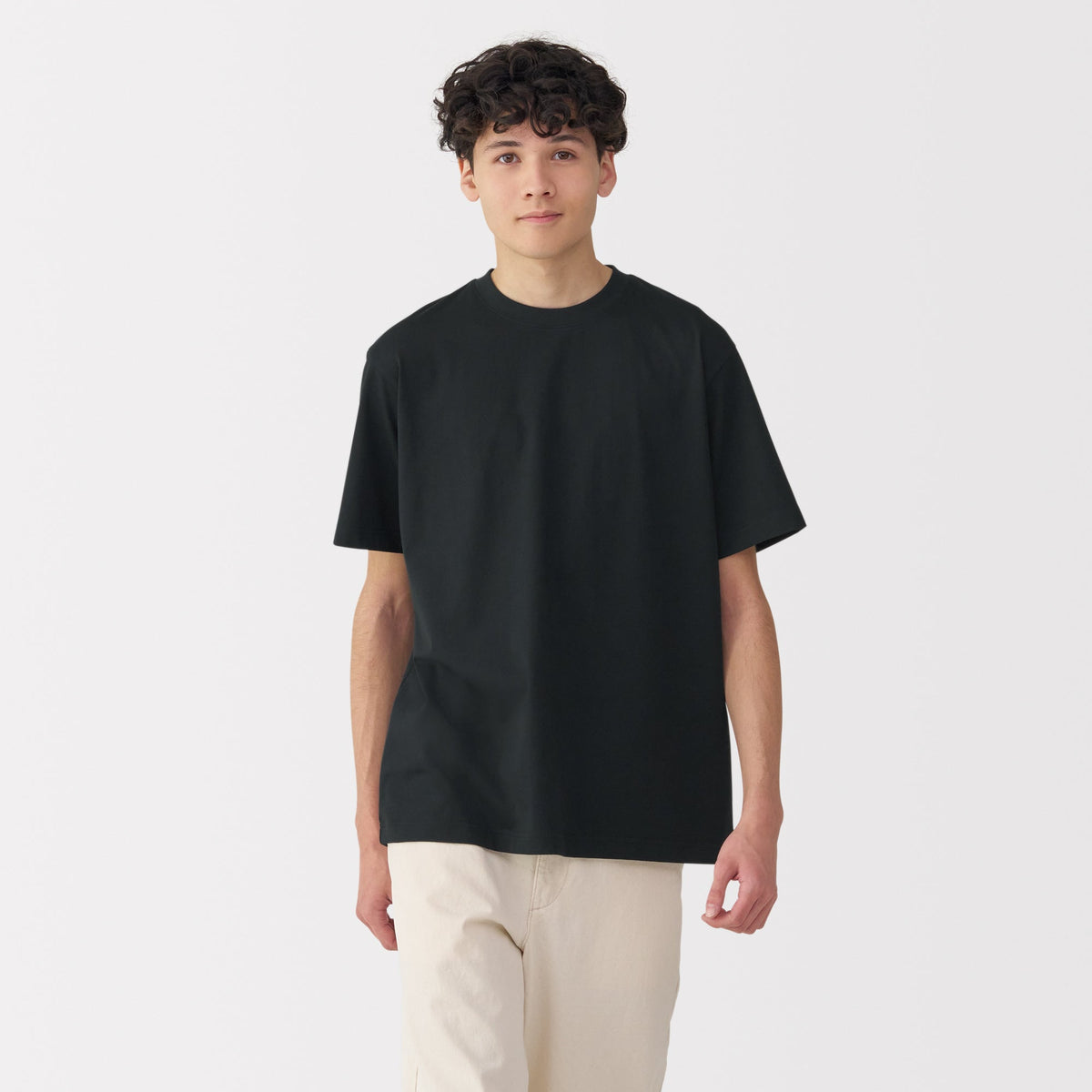 Men's Jersey Short Sleeve T-Shirt | Men's Basic T-Shirt | MUJI USA
