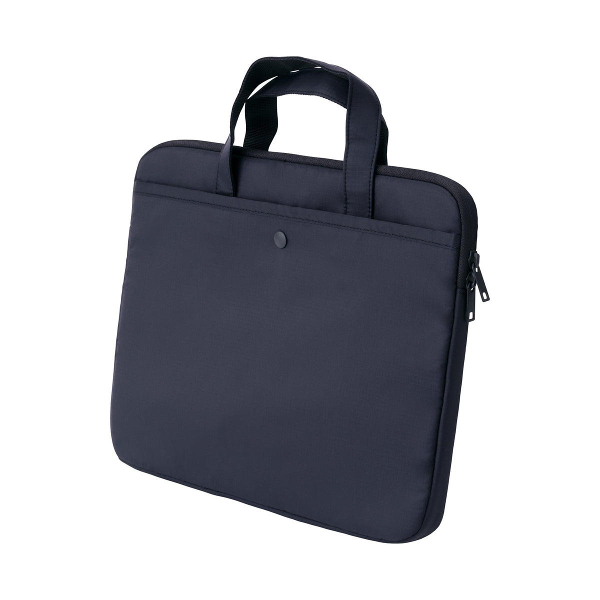 Parachute Cloth Wide Laptop Bag - Black | Work Case | MUJI USA