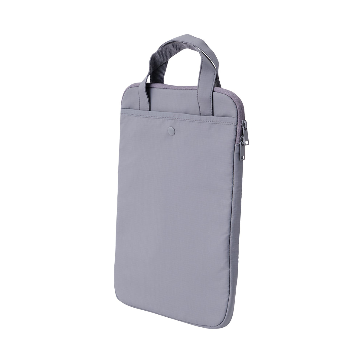 Parachute Cloth Tall Laptop Bag - Gray | Work Case | MUJI USA