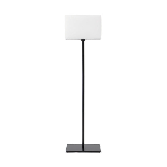 Steel Floor Lamp - Rectangle Shade | Interior Home Lighting | MUJI USA