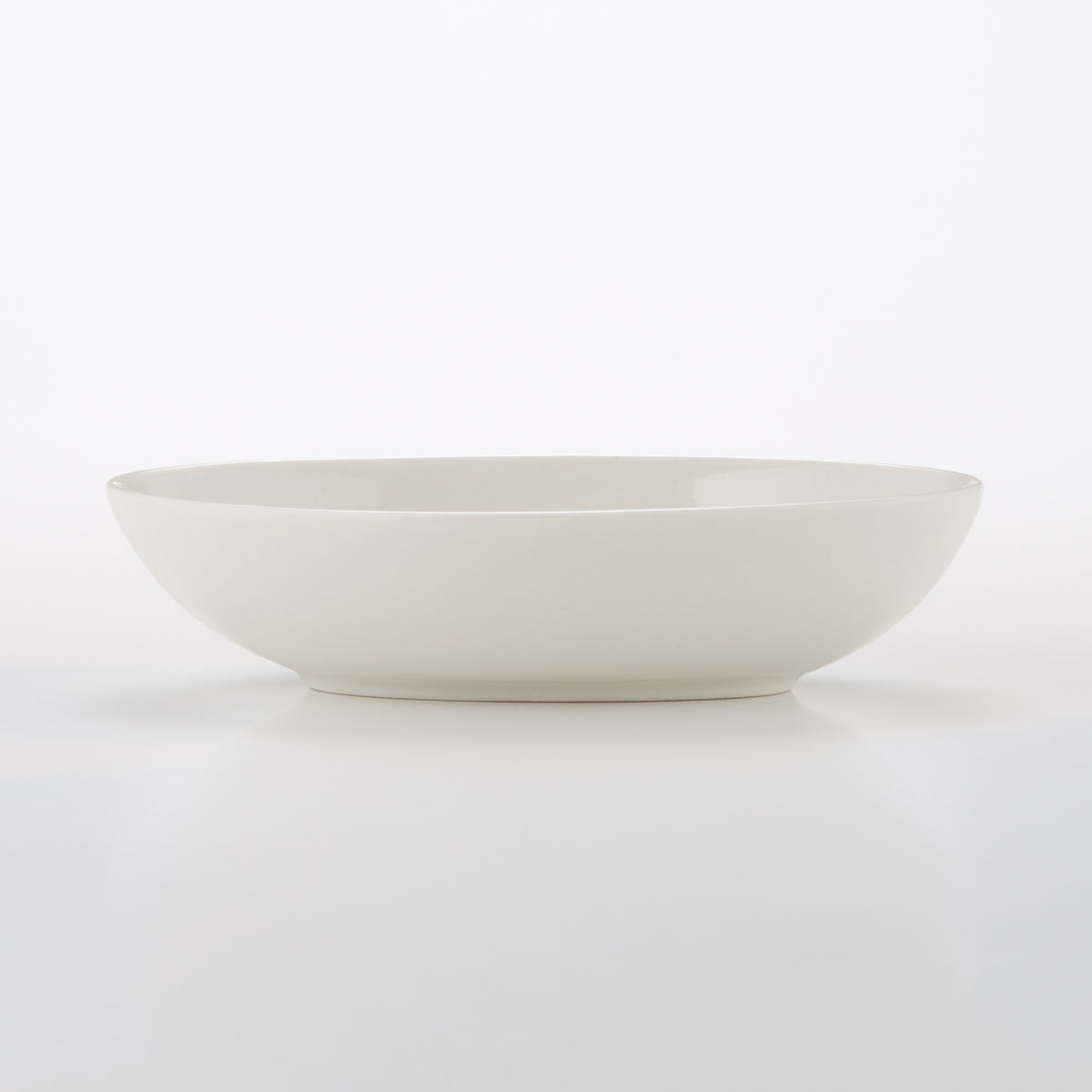 Beige Porcelain Oval Dish | MUJI USA