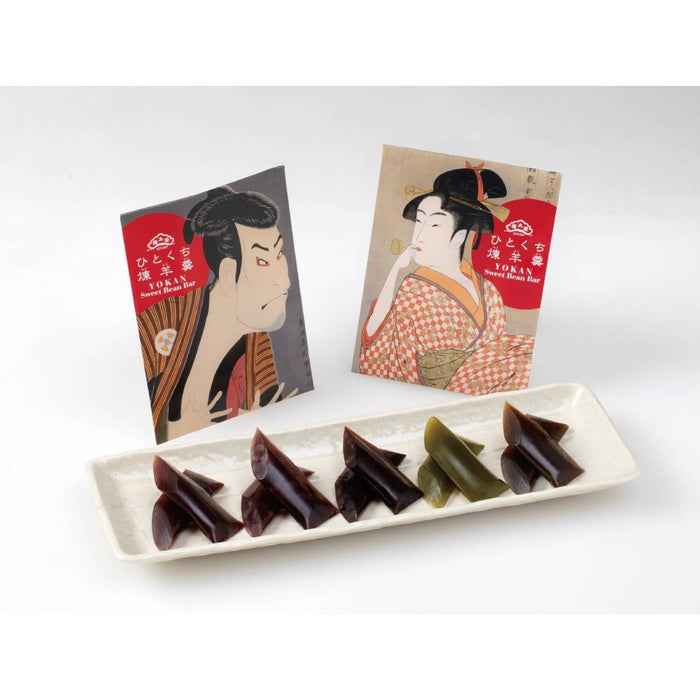 Yokan Ukiyoe (5 Pcs) Sharaku | Japanese Treats | MUJI USA
