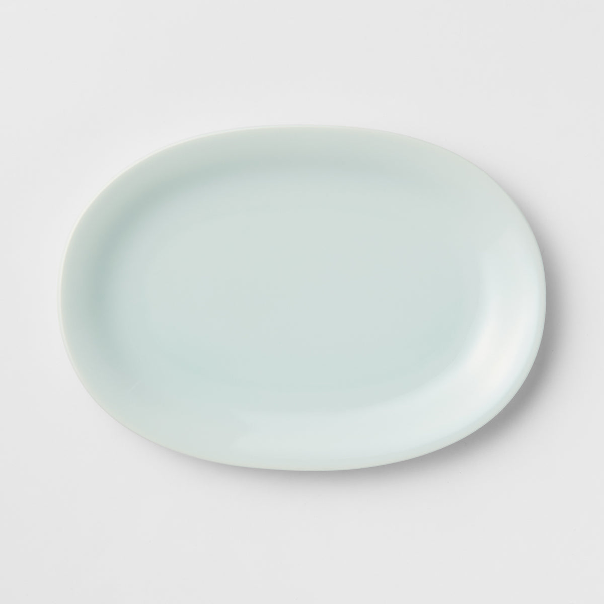 Blue White Porcelain Oval Dish | Found MUJI | MUJI USA