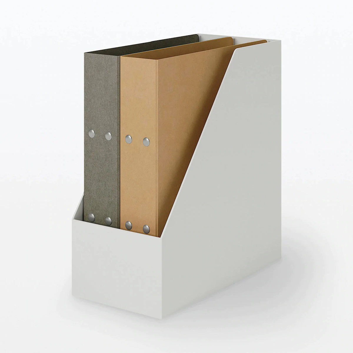 Polypropylene Magazine File Holder - Wide | Office Organization | MUJI USA