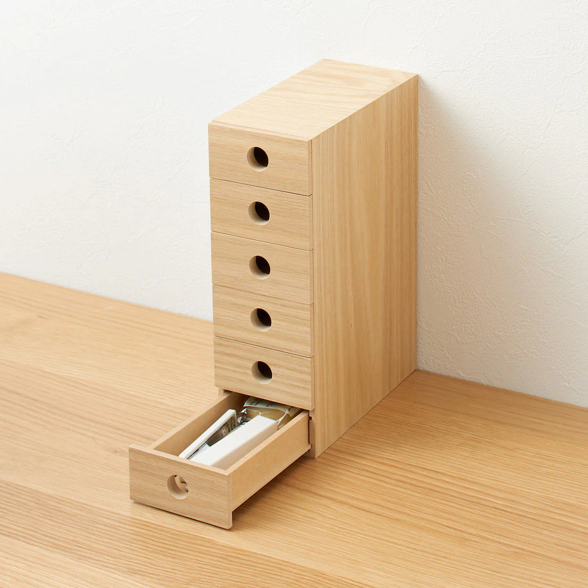 Wooden Storage 6 Drawers | Desk Organization | MUJI USA