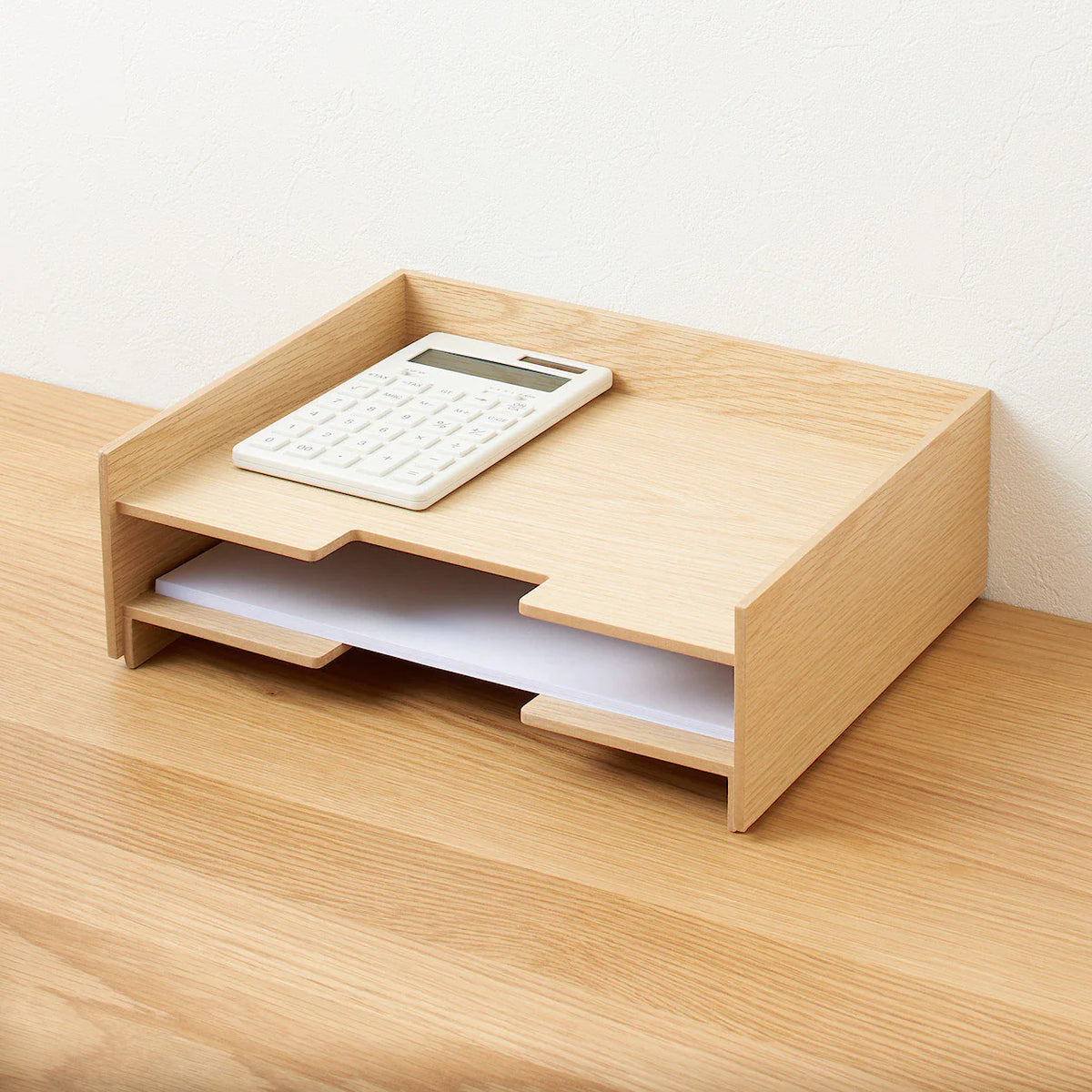 Wooden Letter Tray | Desk Organization | MUJI USA