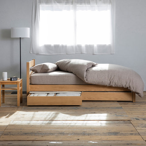[HD] Wooden Bed | Bedroom Furniture | MUJI USA