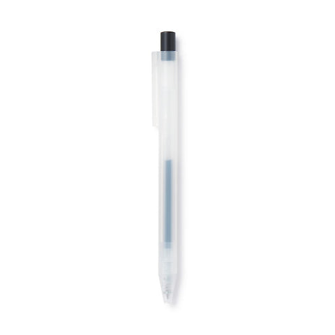 Smooth Gel Ink Knock Type Ballpoint Pen 0.3mm | MUJI USA