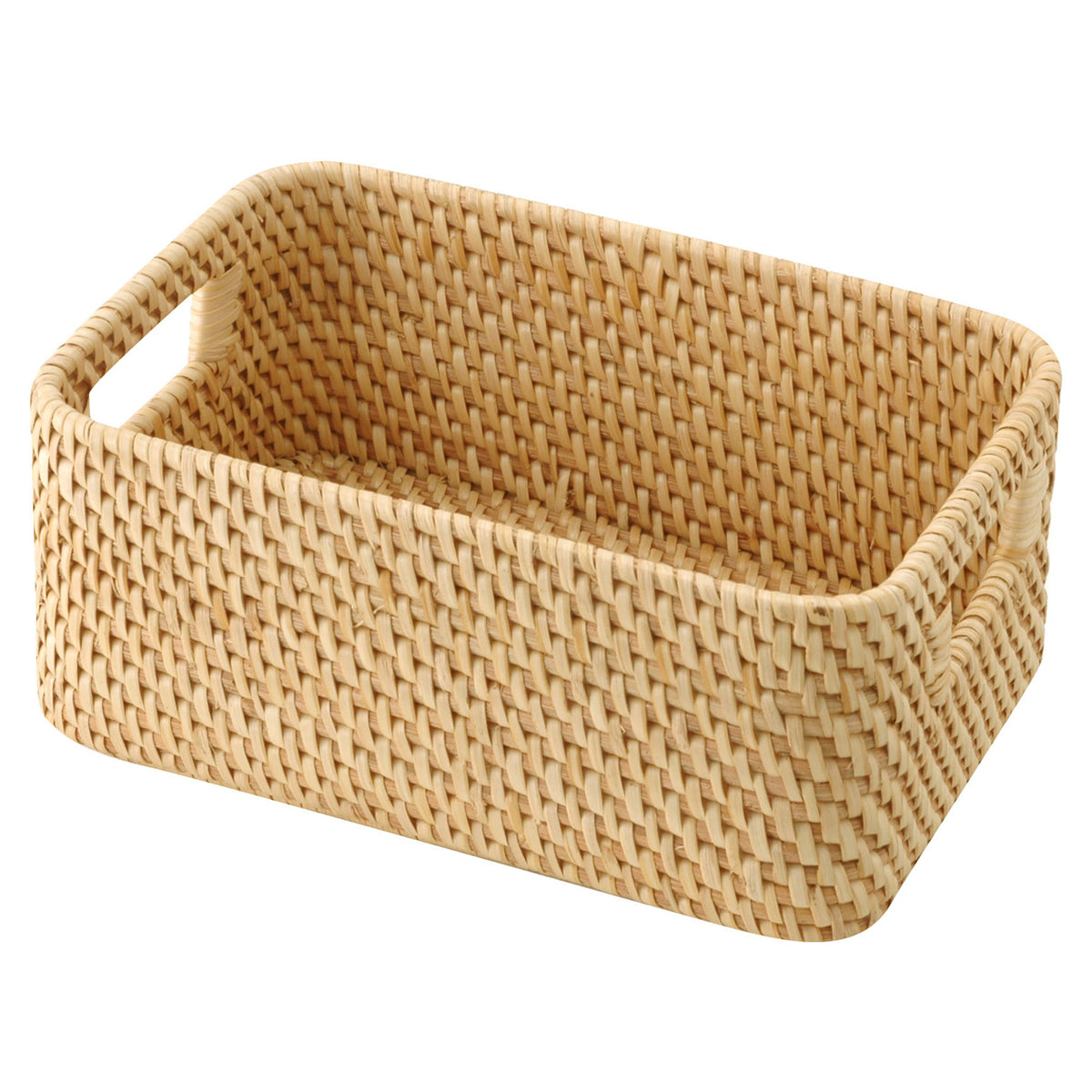 Rattan Stackable Box With Handle | Storage & Organization | MUJI USA