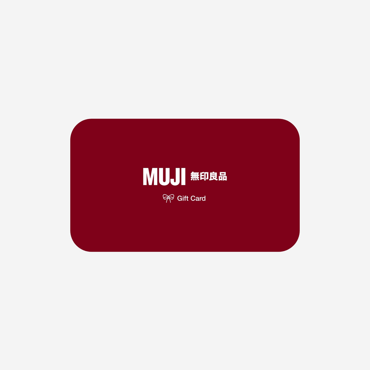 MUJI Virtual Gift Card — MUJI USA
