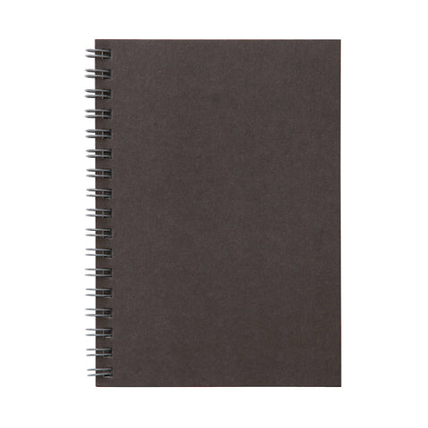 Dark Gray Double Ring Lined Notebook | Stationery | MUJI USA